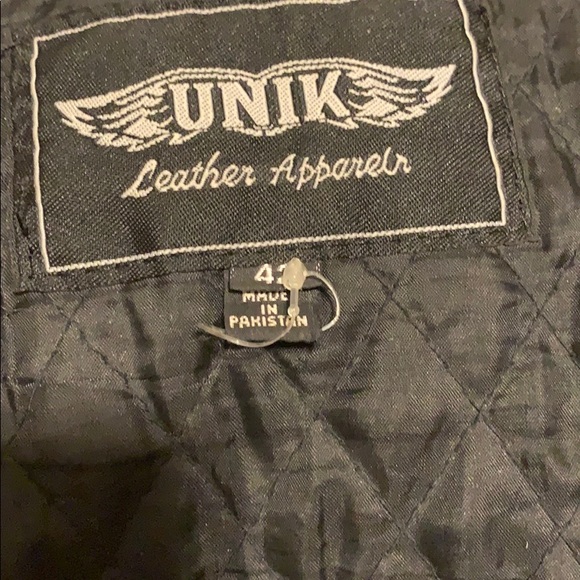 UNIK Leather Apparelr | Jackets & Coats | Vintage Unik Leather Jacket ...